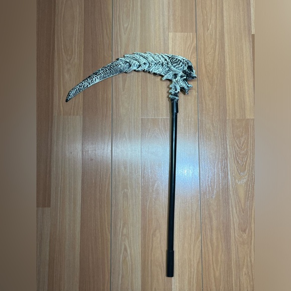 Costumes | Skull Scythe Reaper Handheld Sickle Weapon Prop Accessories ...